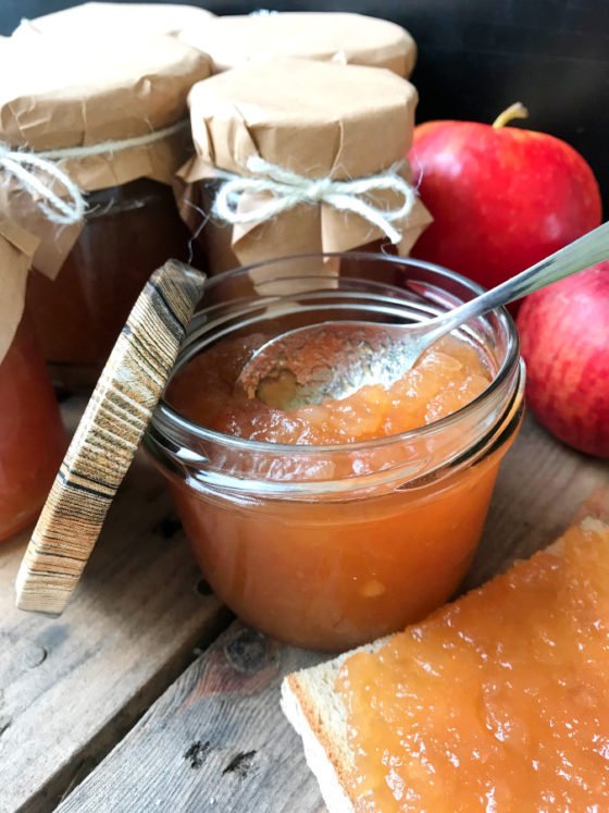 Recipe for Apple Jam without Pectin - emkayskitchen